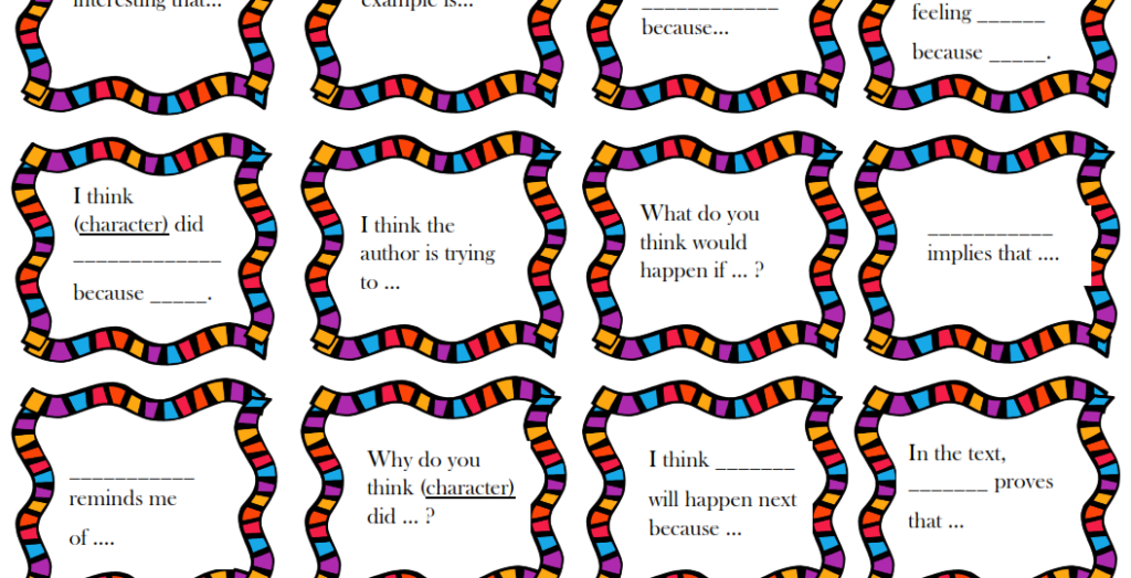 Class Discussion Starters - The Teachers' Library