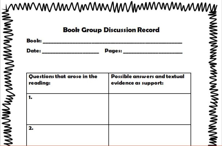 Book Group Discussion Guide - The Teachers' Library