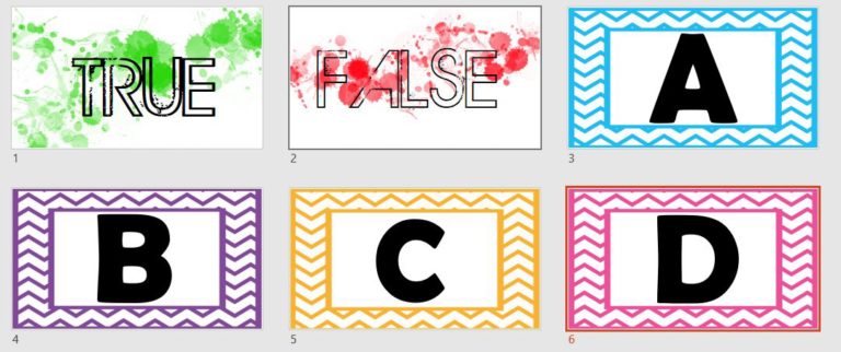 AFL Response Cards - The Teachers' Library