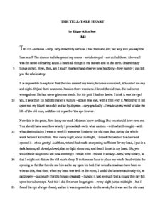 The Tell-Tale Heart - The Teachers' Library
