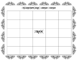 shakespeare-lingo-bingo - The Teachers' Library