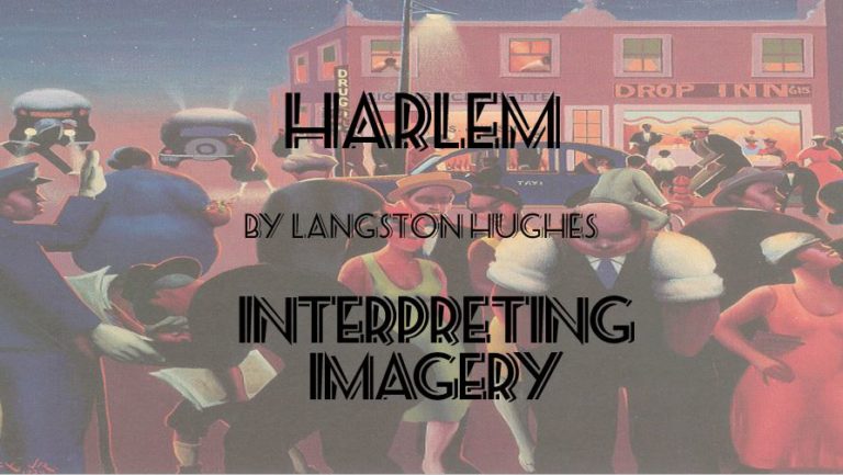 Interpreting Imagery with Harlem by Langston Hughes - The Teachers' Library